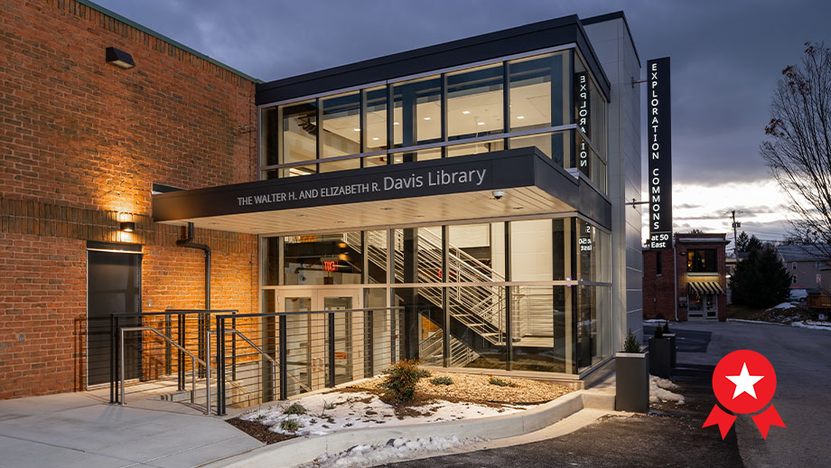 Exploration Commons at 50 East - Westminster Library | MW Studios